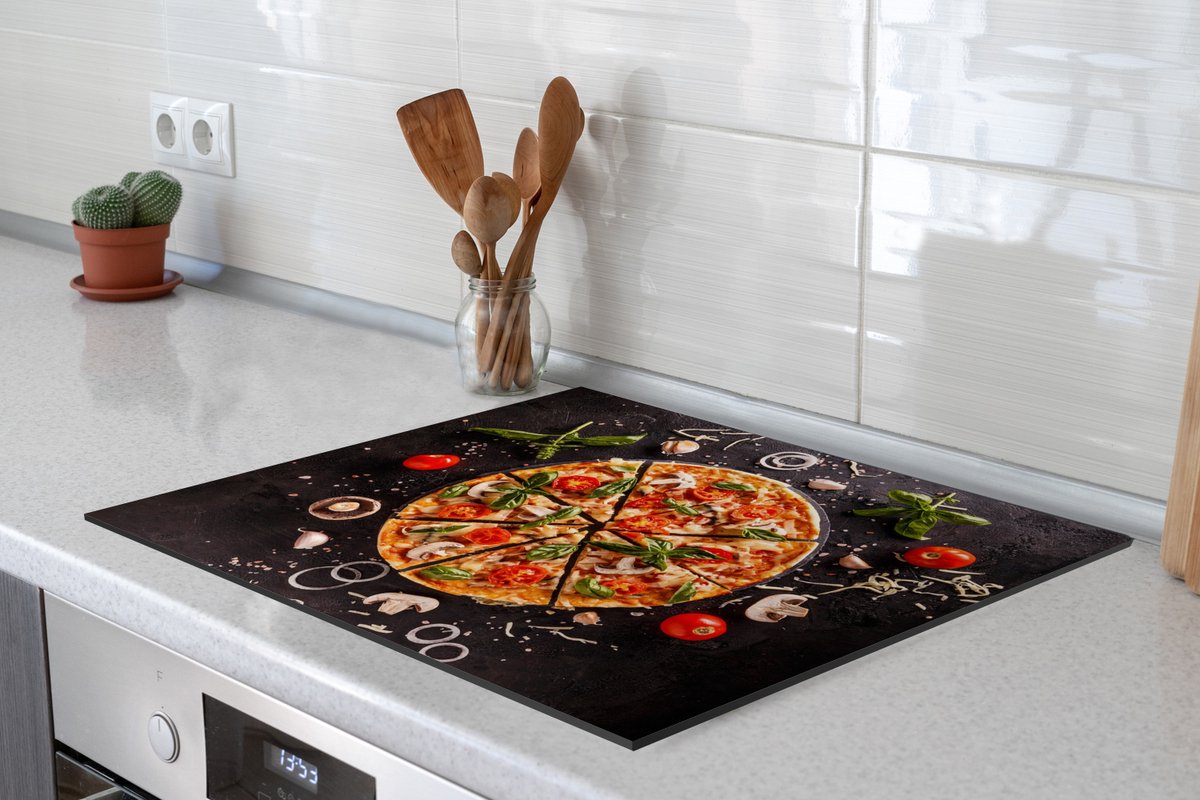 Inductie beschermer - Pizza - Specerijen - Inductiebeschermer - Kruiden ...