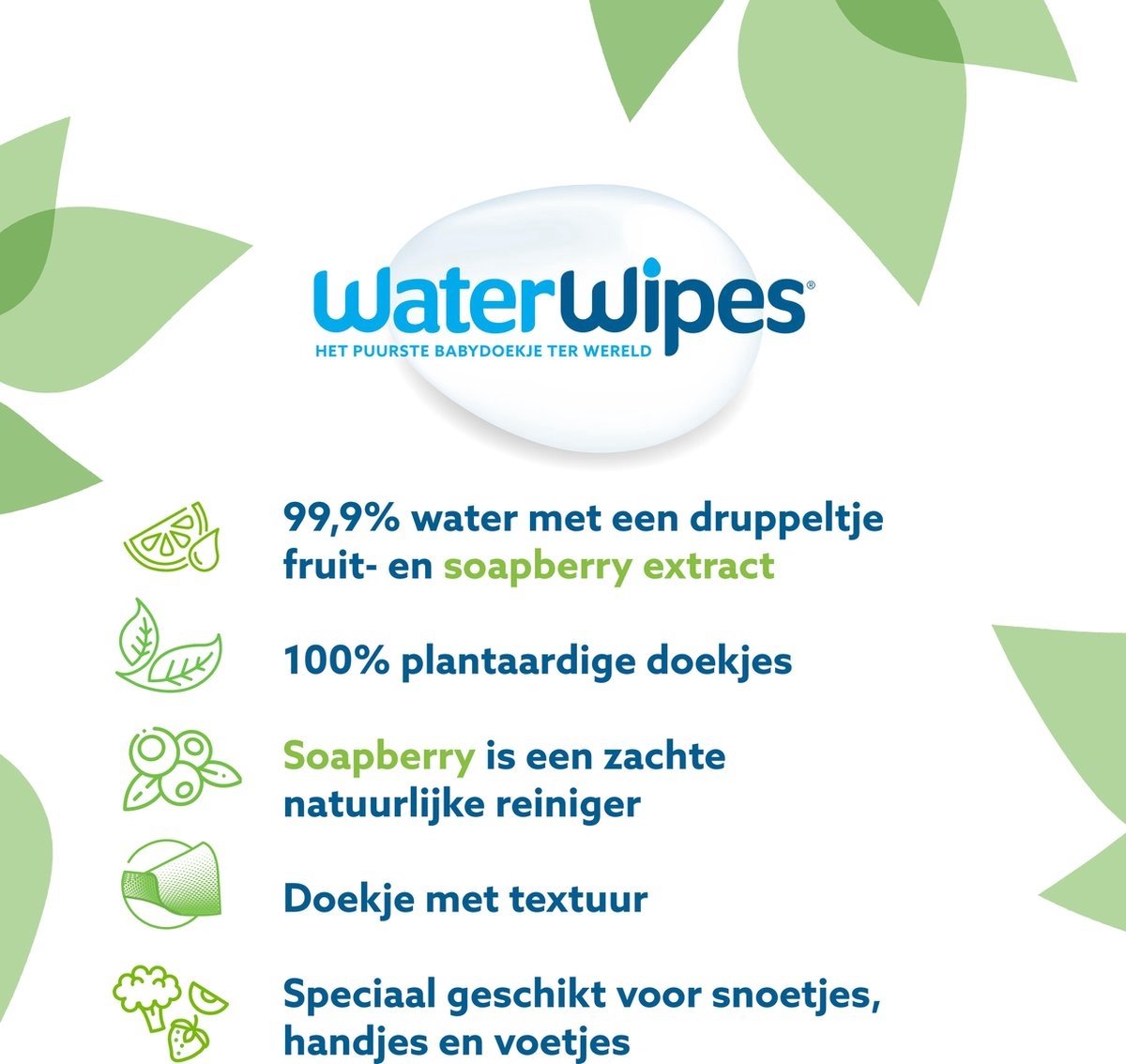 WaterWipes Snoetendoekjes 540 doekjes | bol.com