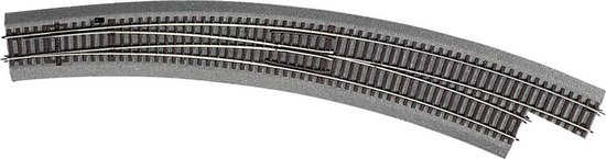 H0 RocoLine (met ballastbed) 42569 Gebogen wissel, Rechts 1 stuk(s) | bol.com