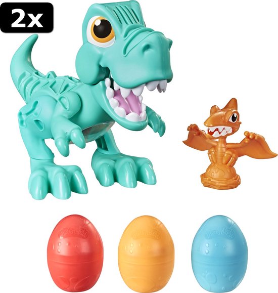 2x Play-Doh Dino Crew Happende T-Rex | bol.com