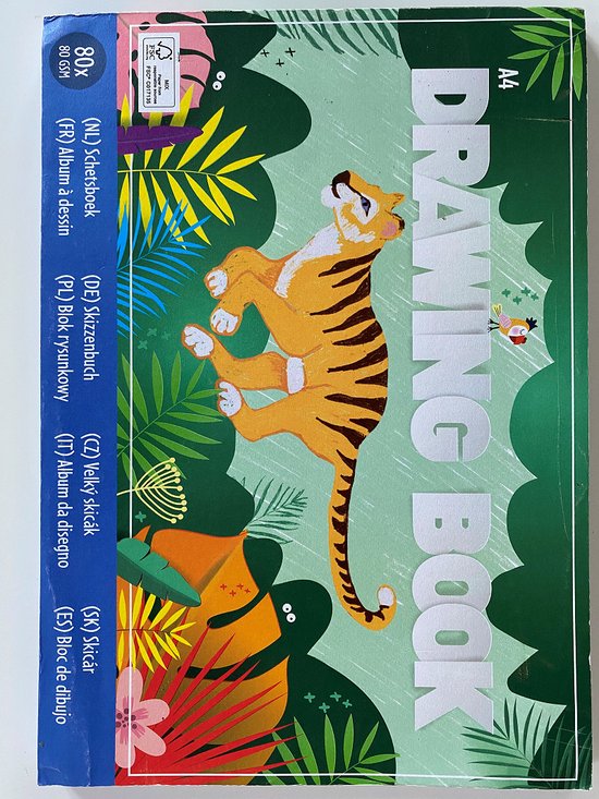 Schetsboek A4 Jungle 80 vel 80 grams | bol.com