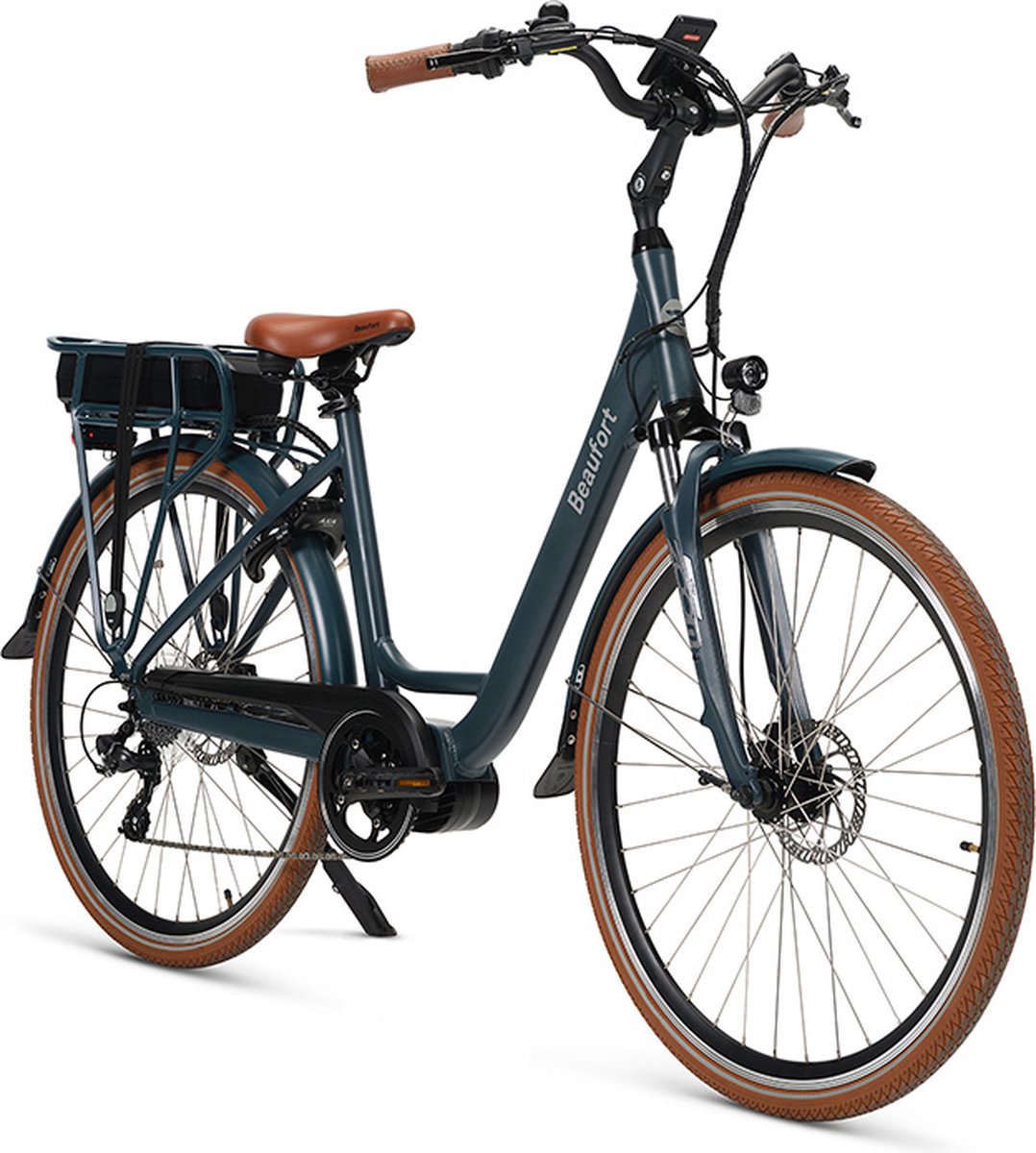 Elektrische Damesfiets Bea 44 Cm Middenmotor 7sp Grijs Bol