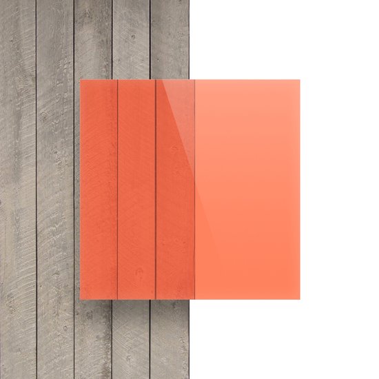 Plexiglas plaat 3 mm dik - 130 x 90 cm - Fluor Rood | bol