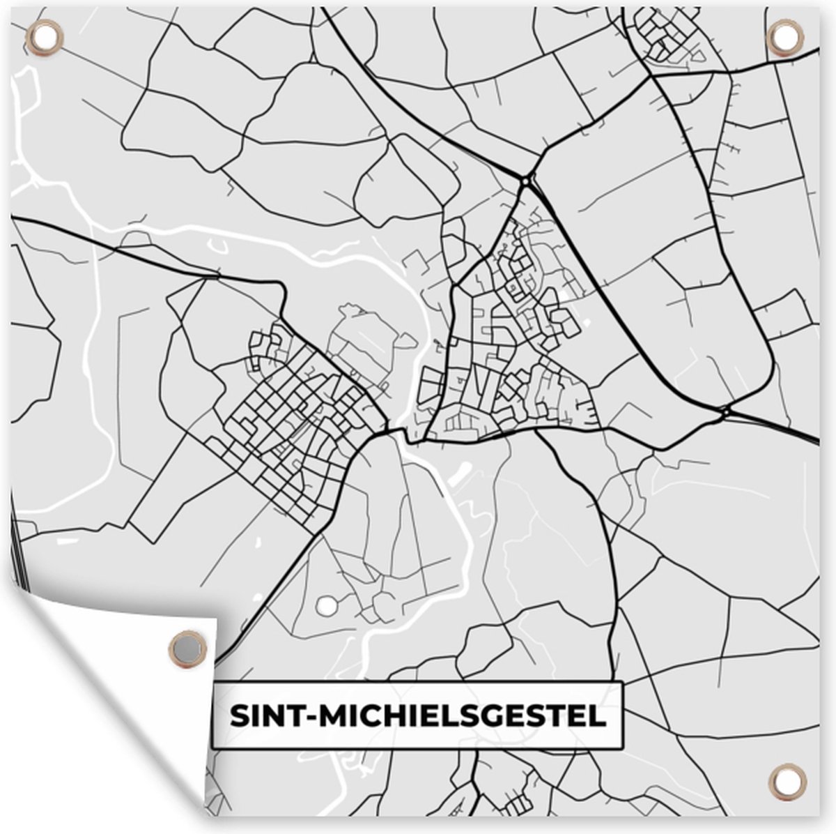 Tuindoek Plattegrond - Kaart - Sint-Michielsgestel - Stadskaart ...