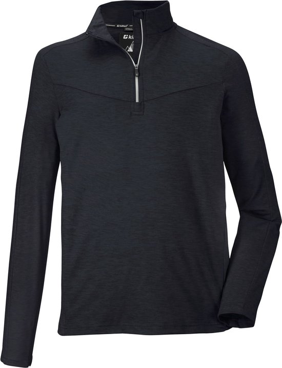 Killtec heren skipully - ski pulli heren 38691 - navy gemeleerd - korte ...
