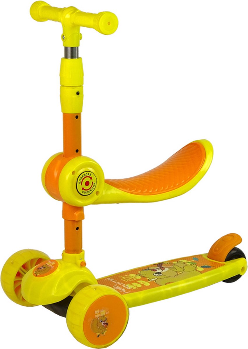 Step 3 wielen - met zitje - tot 30 kg - geel | bol.com