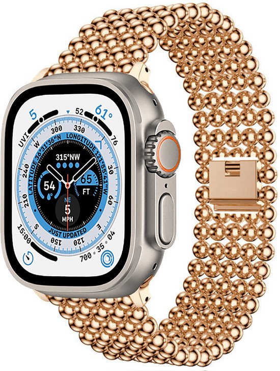 Stalen Smartwatch bandje - Geschikt voor Apple Watch Ultra stalen ...