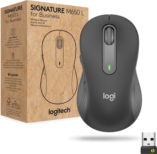 Logitech Signature M650 - Muis - Zwart | bol