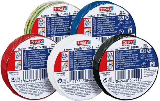 TESAFLEX 53948 L.20mtr x B.19mm Geel (Per 10 Stuks) | bol.com