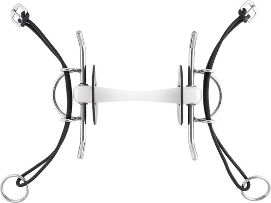 Nathe Full Cheek Gag Bit With Flexible Mullen Mouth - 20 mm - Maat 130 ...