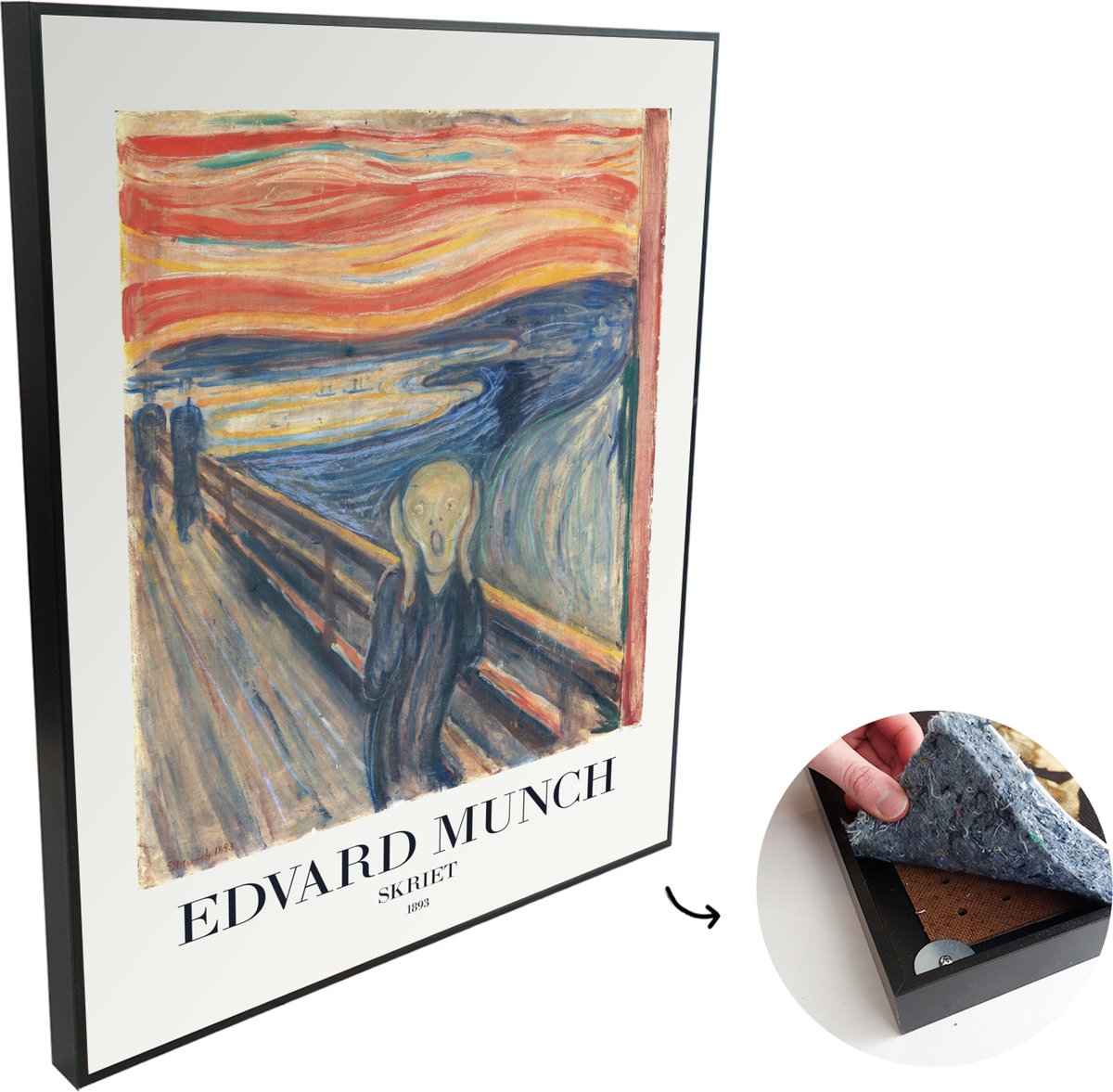 Schilderij - Schreeuw - Munch - Oude meesters - Kunst | bol.com