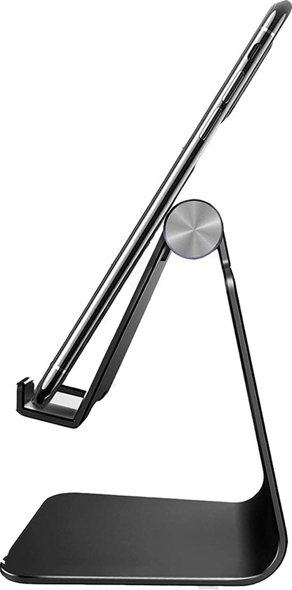 Telefoonhouder Bureau - Zwart - Tablethouder tot 8 inch ...