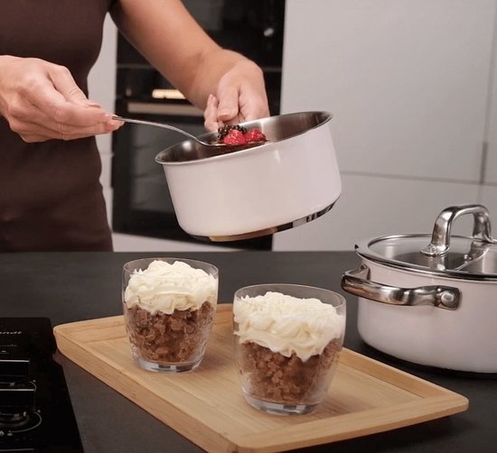 Tescoma Delight Kookpannenset - 8 delig - RVS cremewit | bol