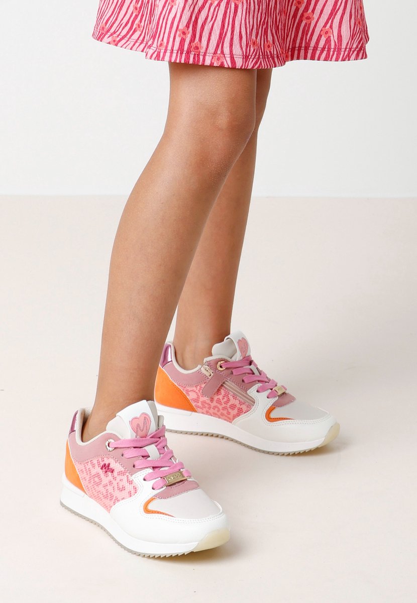 Mexx Sneaker Fleur Mini Meisjes - Roze - Maat 30 | bol.com