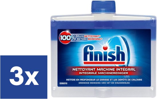 Finish Regular Integrale Vaatwasmachinereiniger - 3 x 250 ml | bol.com