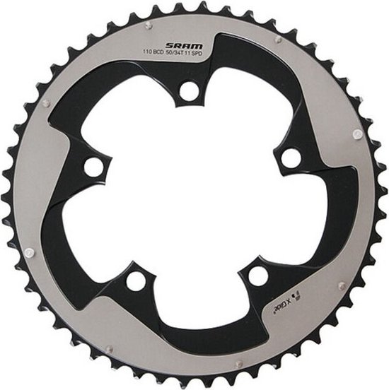 SRAM Road X-Glide Yaw Chainring Red/Force 110mm Bolt Circle, zwart ...