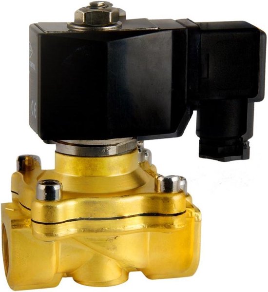 Magneetventiel DF-SA 1/2'' messing FKM 0-10bar 24V AC - DF-SA012B160F-024AC | bol
