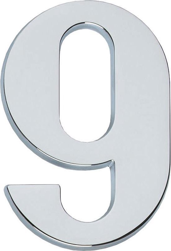 Intersteel Intersteel Huisnummer 9 chroom | bol.com
