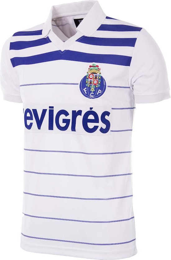 COPA - FC Porto 1985 - 86 Away Retro Voetbal Shirt - L - Wit | bol