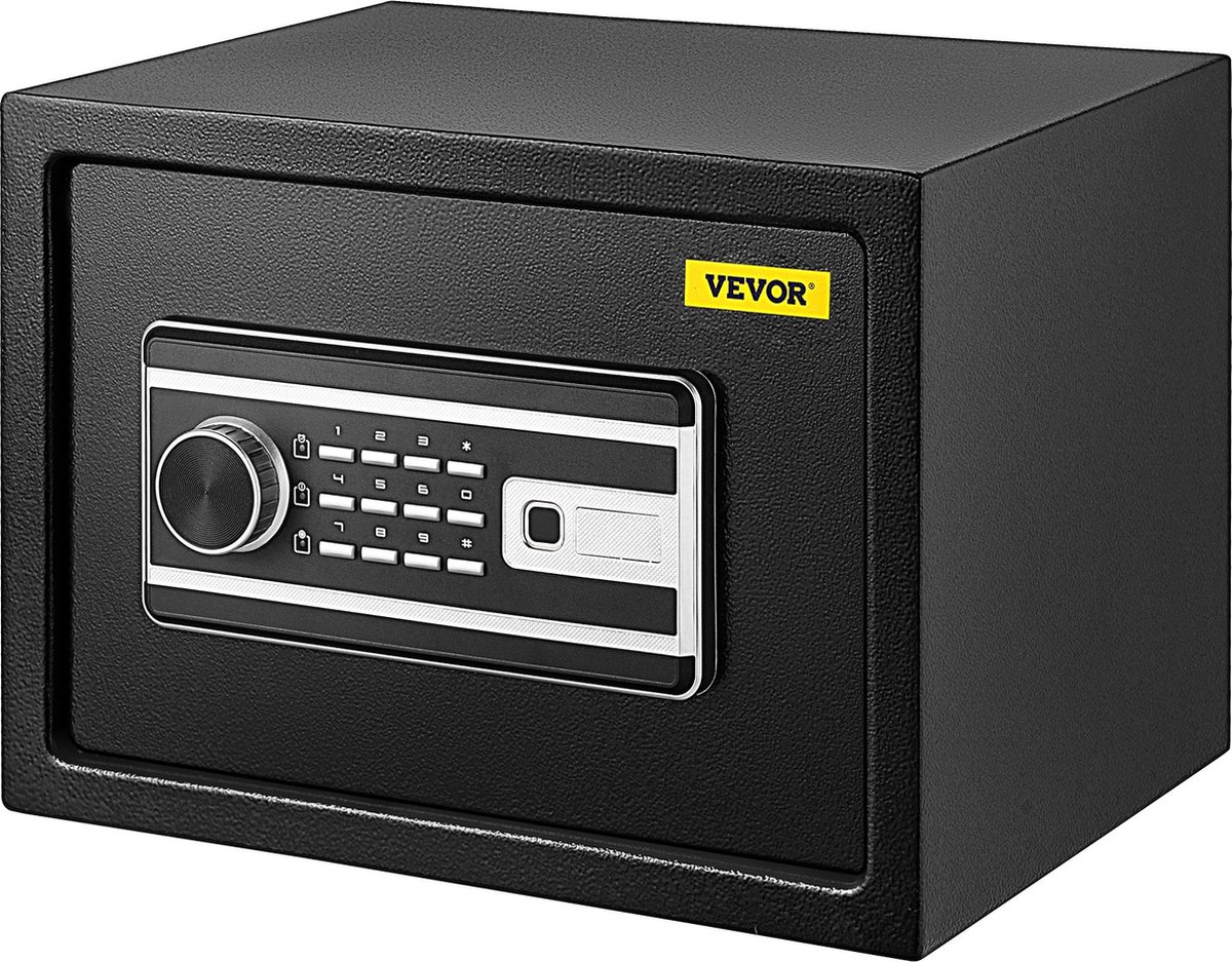 Vevor® Kluis Brandwerend met Sleutel - Kluisje met Cijferslot en ...
