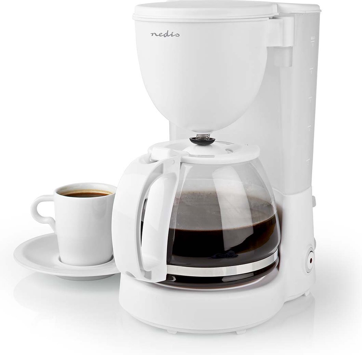 Koffiezetapparaat - Filterkoffie - 10 Kopjes - 1.25 Liter - 750W - Wit ...