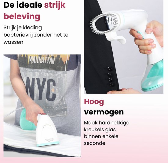 Oneiro's Kledingstomer & Reiniger BELLA Roze ™ - 26 x 11 x 13 cm ...