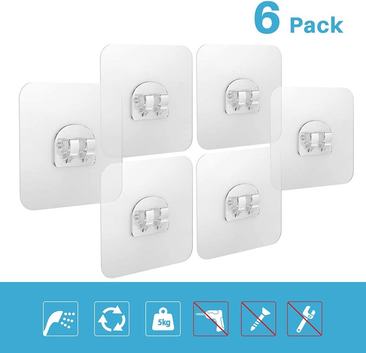 Plugstore - Avoalre 6 stuks zelfklevende pads voor hoekplank en ...