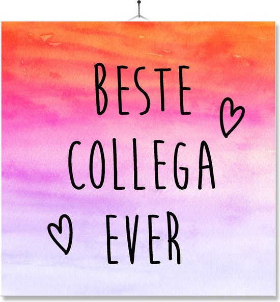 Tegel Met Opdruk | Geschenk | Kado | Beste collega ever | bol.com