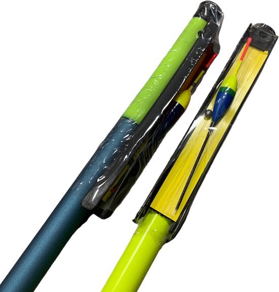2x Telescopische vishengel 2.8m + haak, lijn en dobber set | bol