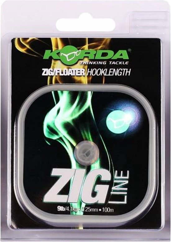Korda - Zig Line | 7lb | 3.2kg | 0.22mm - Transparant | bol