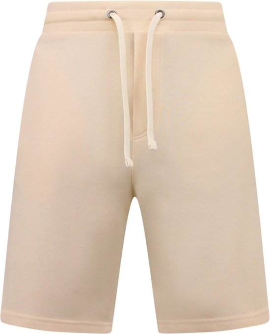 Joggingstof Korte Broek Mannen - Beige | bol.com
