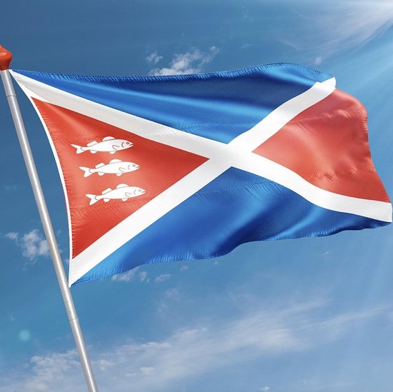 Vlag Spaarndam - 100 x 150 cm - Polyester | bol