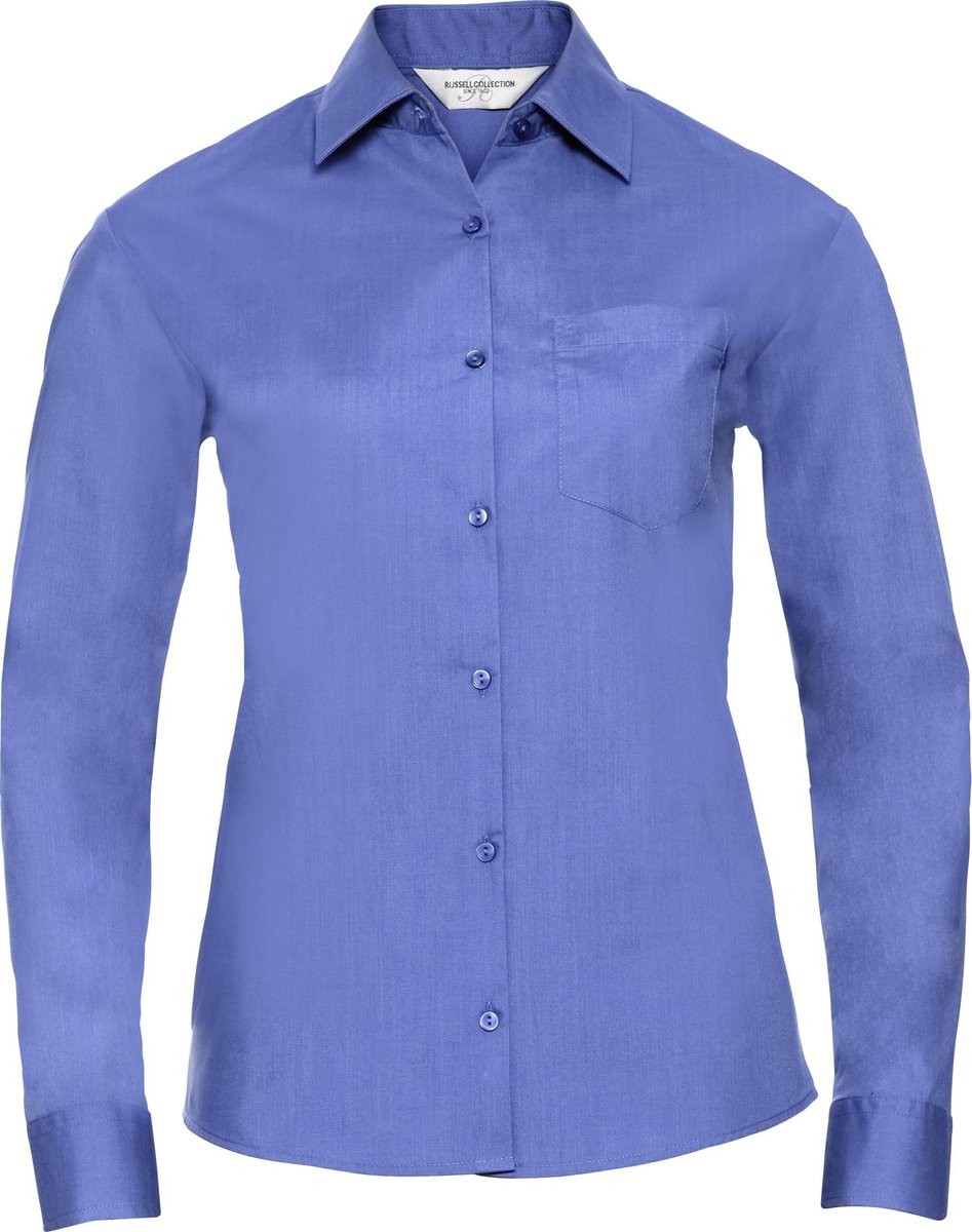 Russell Collectie Dames / Dames Lange Mouwen Shirt (Zwart) | bol.com