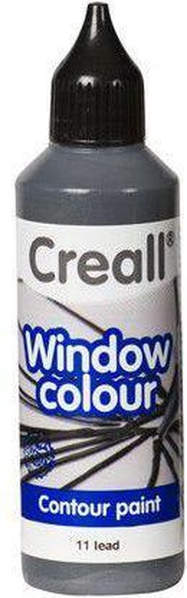 Glas Verf - Contour - CREALL-GLASS - 80ml - Lood | bol