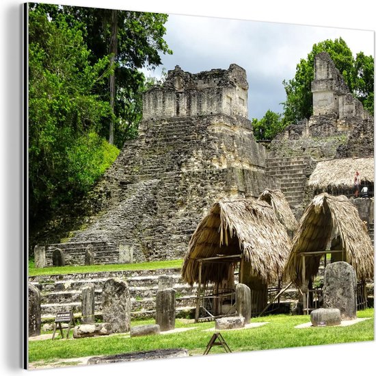 Maya-Tikal temple complex Aluminium 40x30 cm - small - Tirage photo sur ...