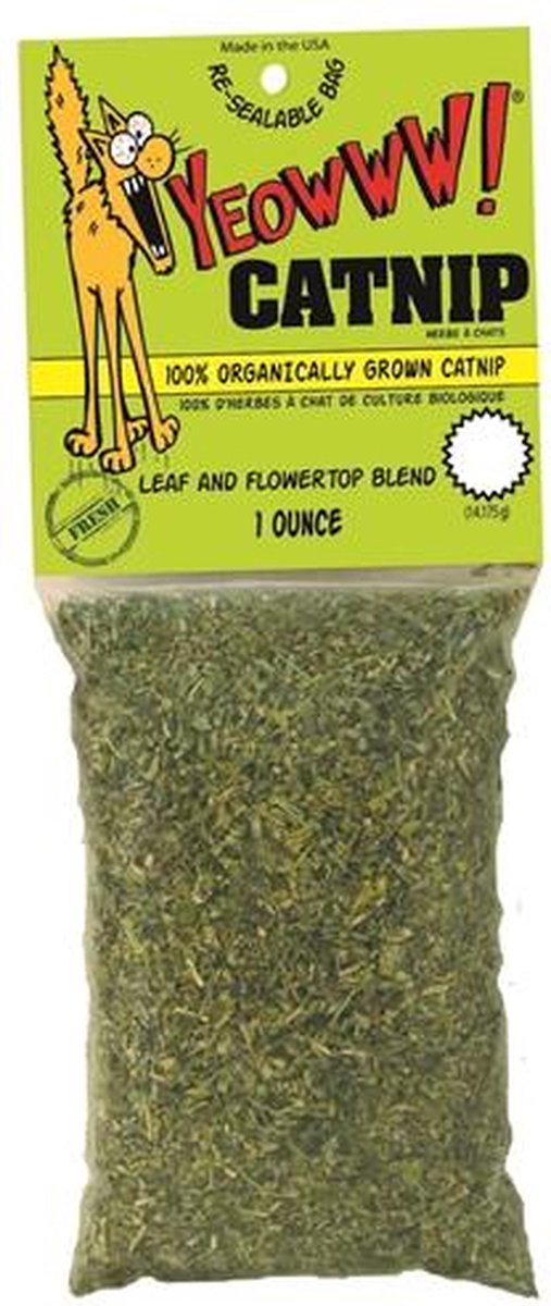 Yeowww! Catnip Zakje - Catnip Kattenkruid voor Katten – Katten snacks – katten snoep –... | bol.com