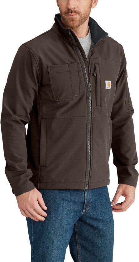 Carhartt Rough Cut Jacket Dark Coffee Heren | bol.com