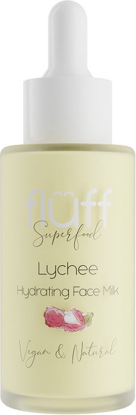 FLUFF Hydrating Face Milk - Lychee 40ml. | bol