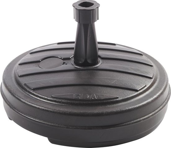 Eda Parasolvoet - Ø 42cm- Kunststof - Antraciet | bol