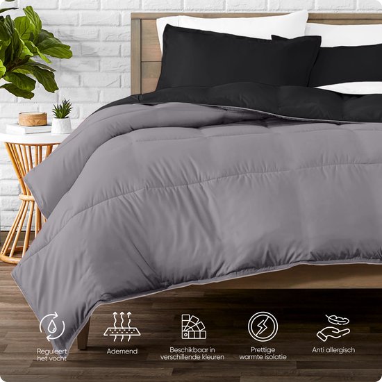 Sleeptime 2 in 1 Omkeerbare Dekbed - Dekbed zonder Overtrek + Gratis Kussensloop -... | bol