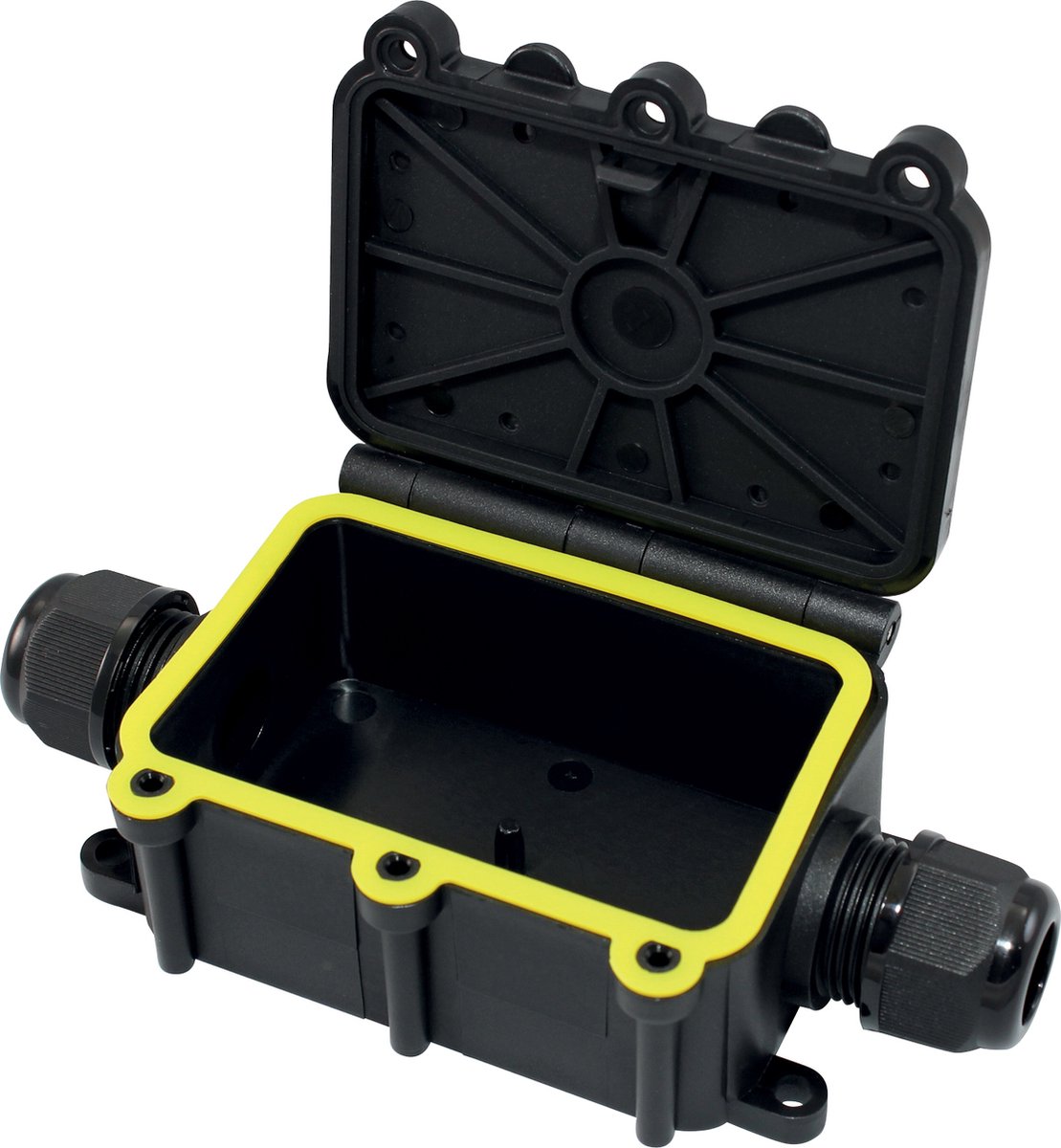 Commel - Kabelbox voor Buiten - 2 poorten - Stekkersafe IP68 Waterdicht ...