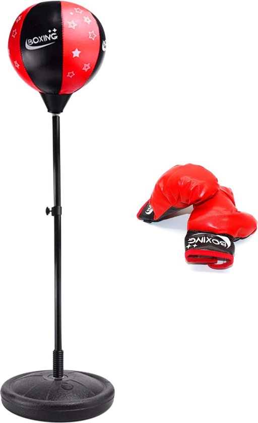 Boksbal - Voor binnen en buiten - Verstelbaar 80-110 cm - 13 liter voet ...