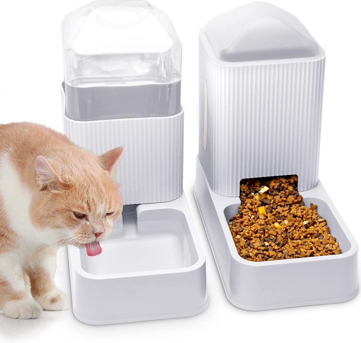 Automatische kattenvoeders automatische hondenvoerbak met ...