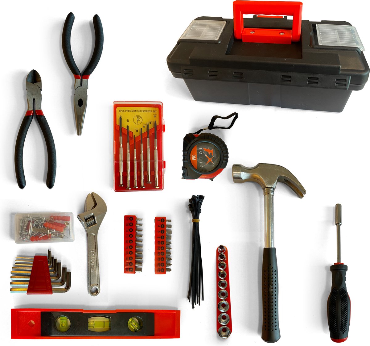 Gereedschapskoffer gevuld - Gereedschapset - Gereedschapskoffer - 152-delig - Perfect... | bol.com