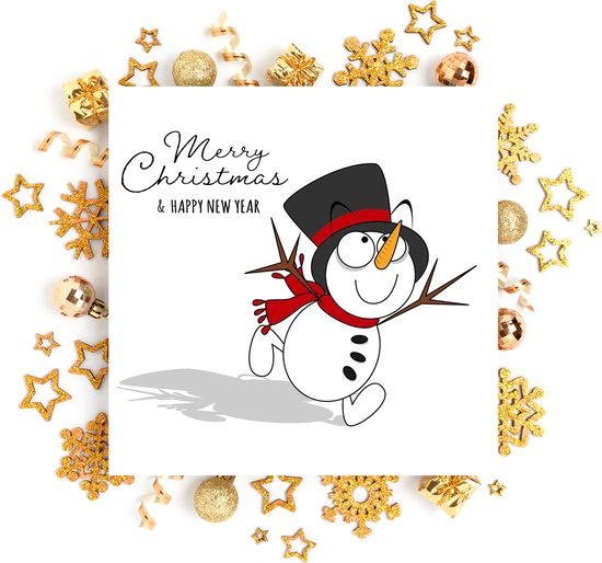 Kerst Wenskaarten - set van 20 unieke en grappige wenskaarten ...