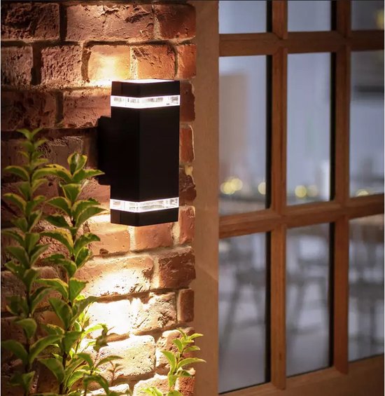 Tuinlamp Gevellamp Up & Down - Wandlamp Buiten Buitenlamp Boven en ...