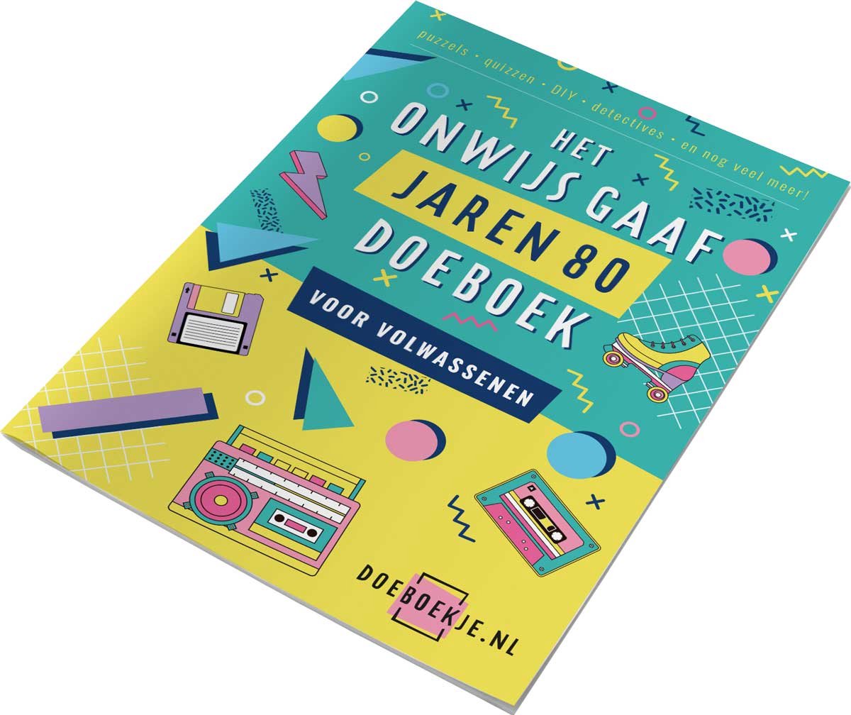 Het Onwijs Gaaf Jaren 80 Doeboek voor volwassenen - puzzels, detectives ...