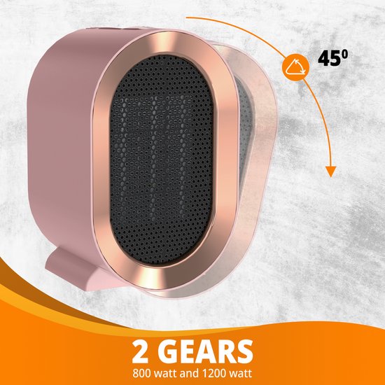 Grayce Elektrische Mini Heater – Elektrische kachel – Heater voor ...