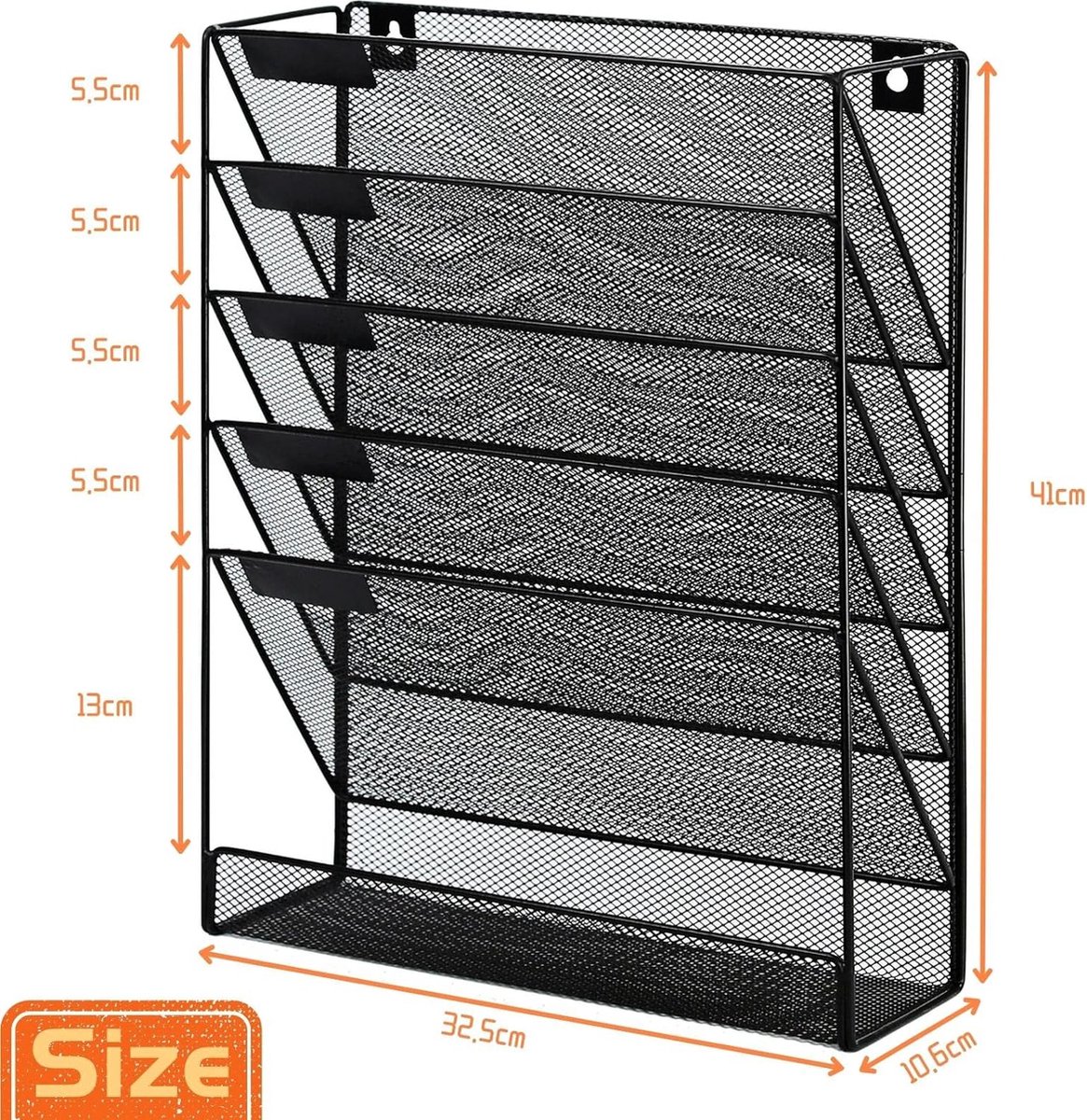 Magazine Holder Wall Magazines Wall Mount Document Holder A4 Wall ...