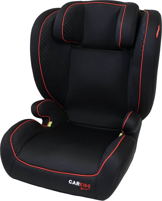 Carkids i-Size Autostoeltje Frankie 100-150cm Zwart/Rood – Veiligheid ...